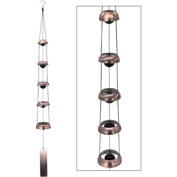 Accents | Copper Wind Chimestemple Wind Chimefeng Shui Wind Chimes For ...